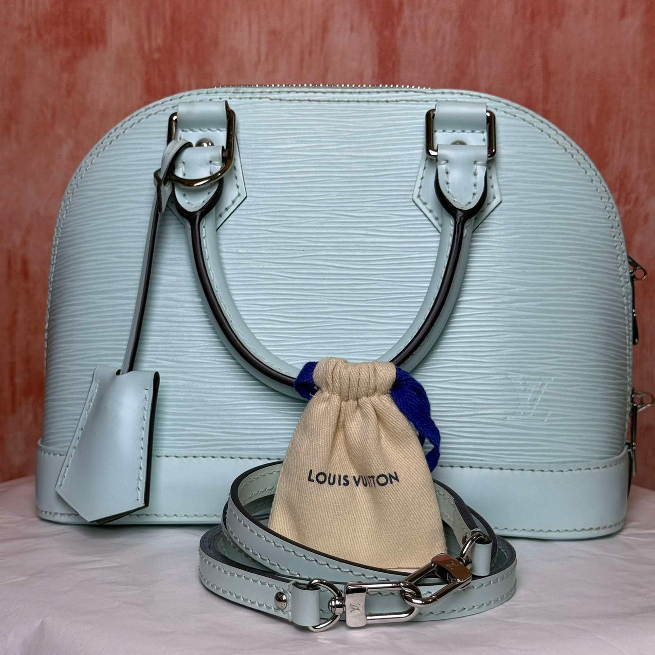 Louis Vuitton Alma BB Epi - Baby Blue – Miss Manila Luxe
