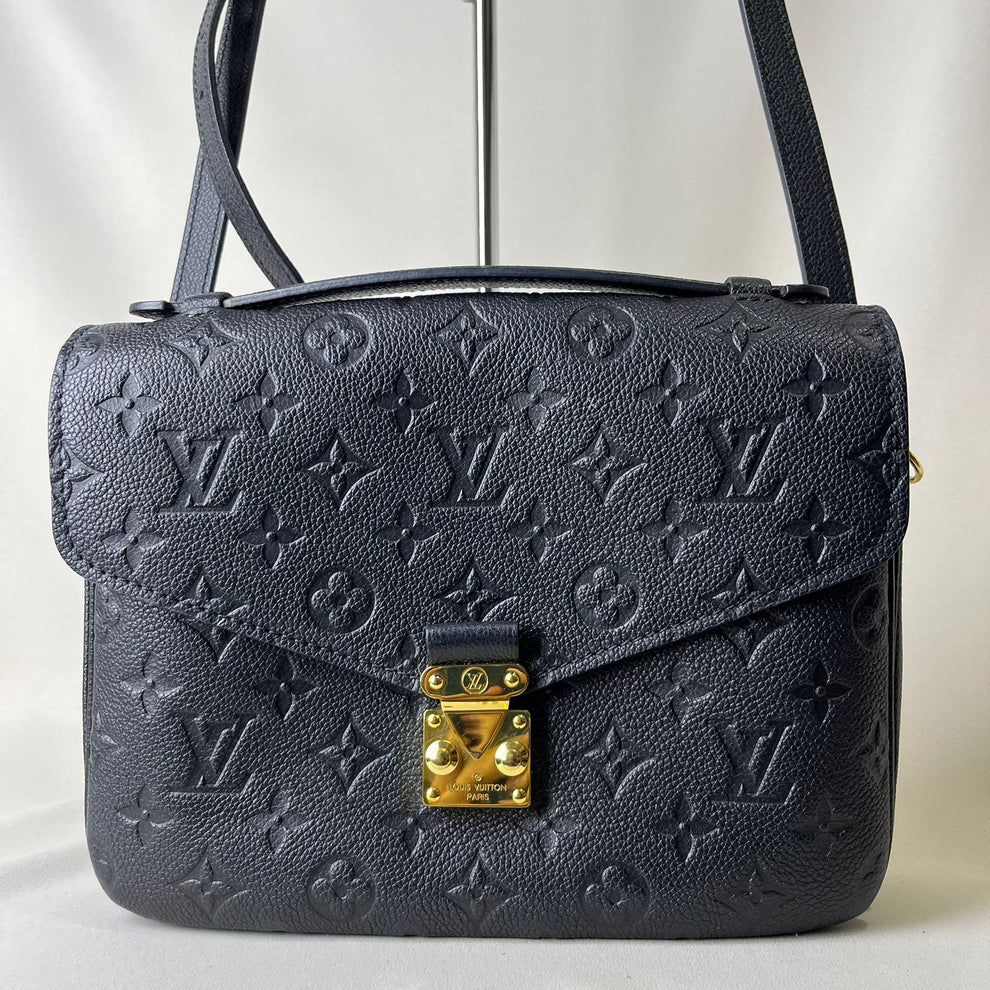 Louis Vuitton Pochette Metis Monogram Empreinte Black – Miss Manila Luxe