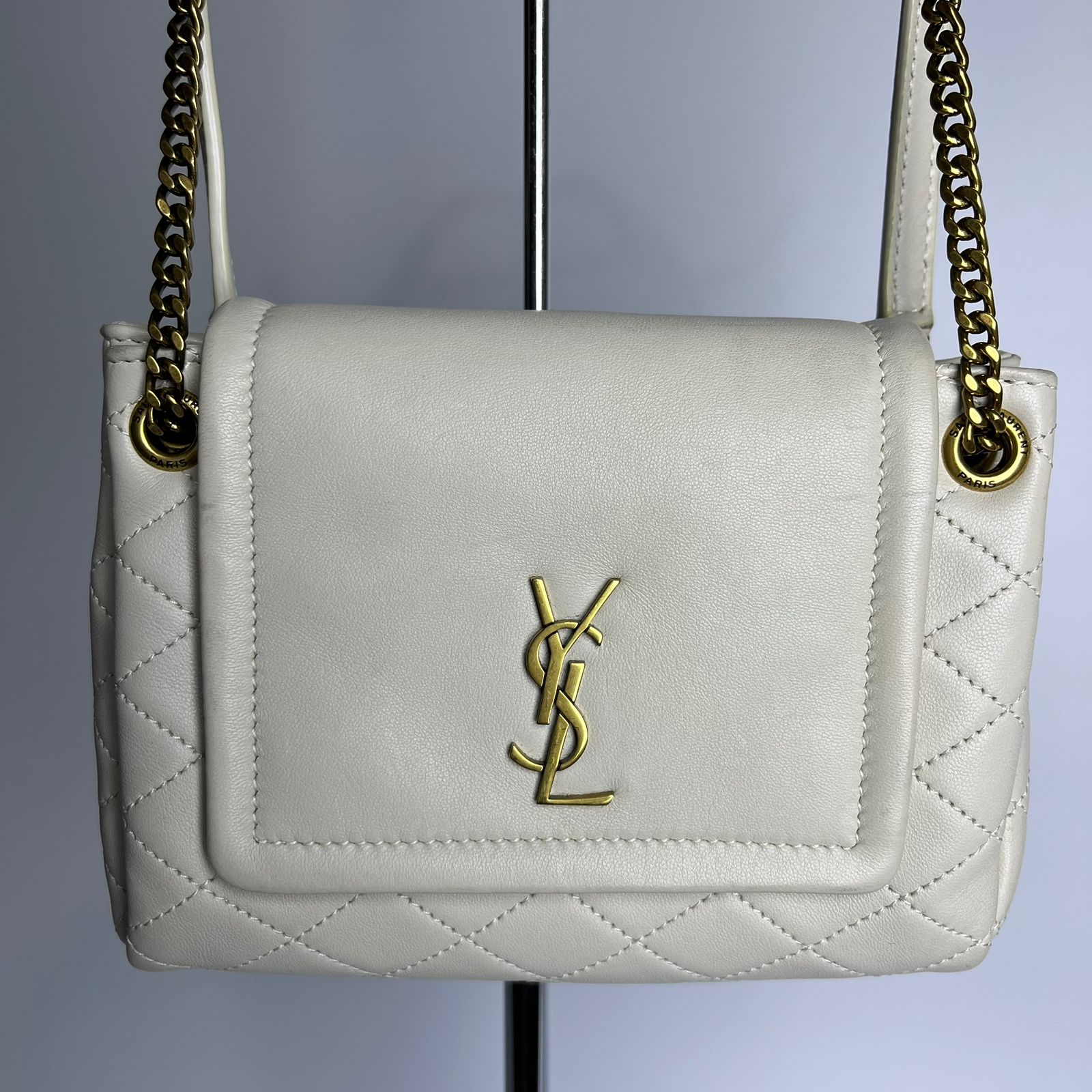 YSL Mini Nolita White – Miss Manila Luxe