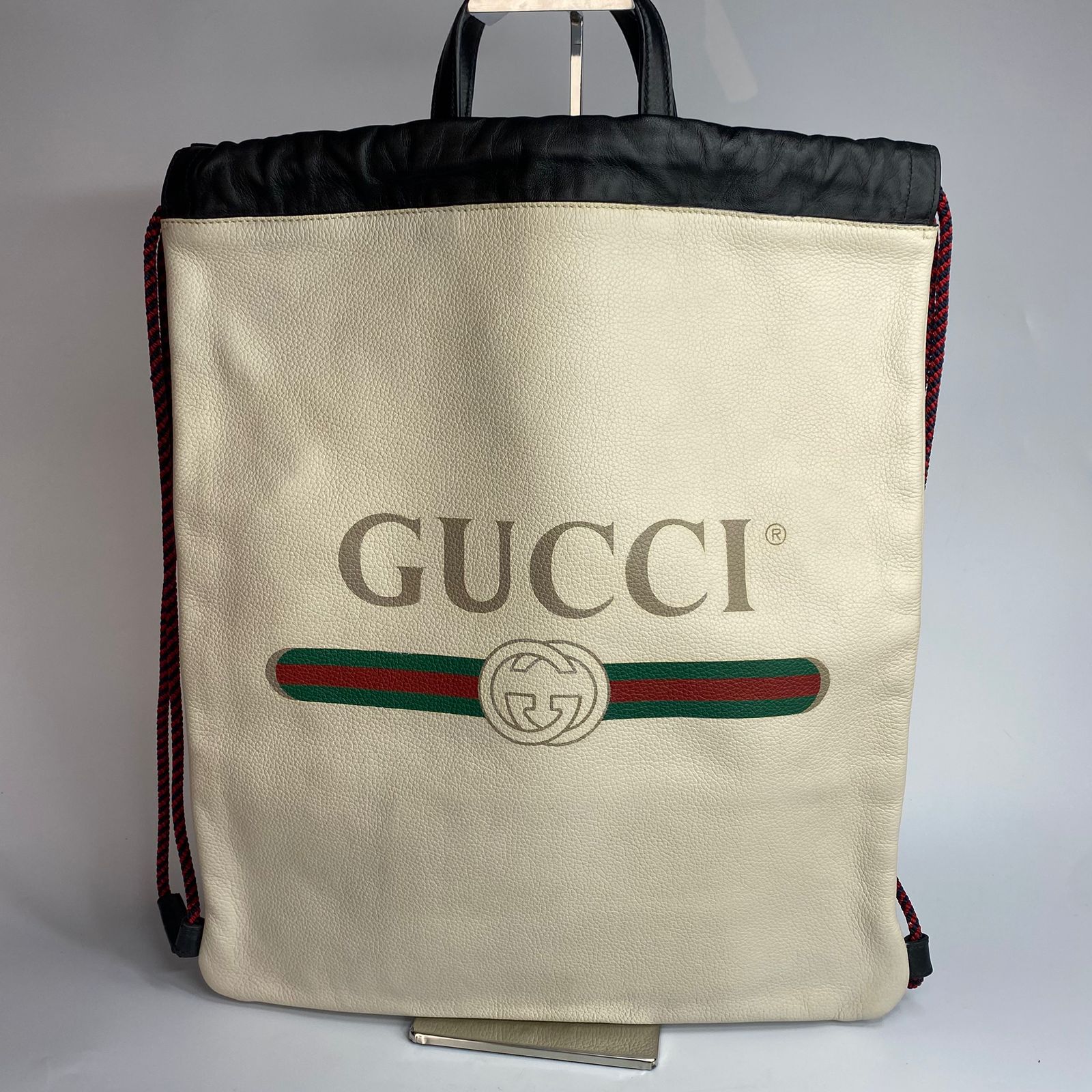Gucci Backpack White Drawstring – Miss Manila Luxe